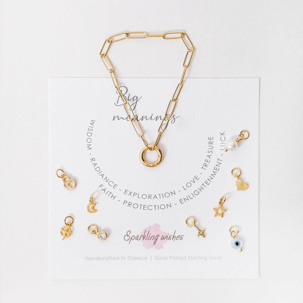 Big Meanings Bracelet Chain – Sparkling Wishes